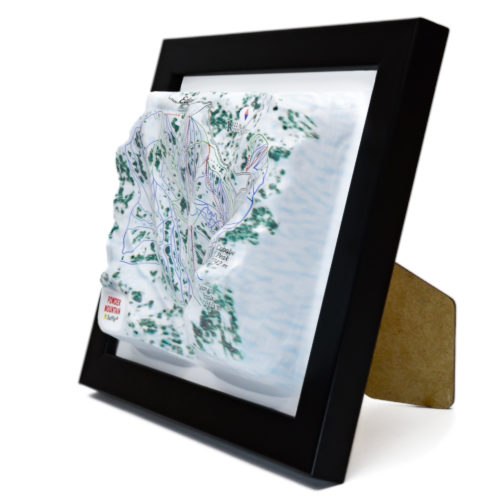 Powder Mountain 3D Ski Map by TestPlay - Raised Relief Map - TestPlayMaps